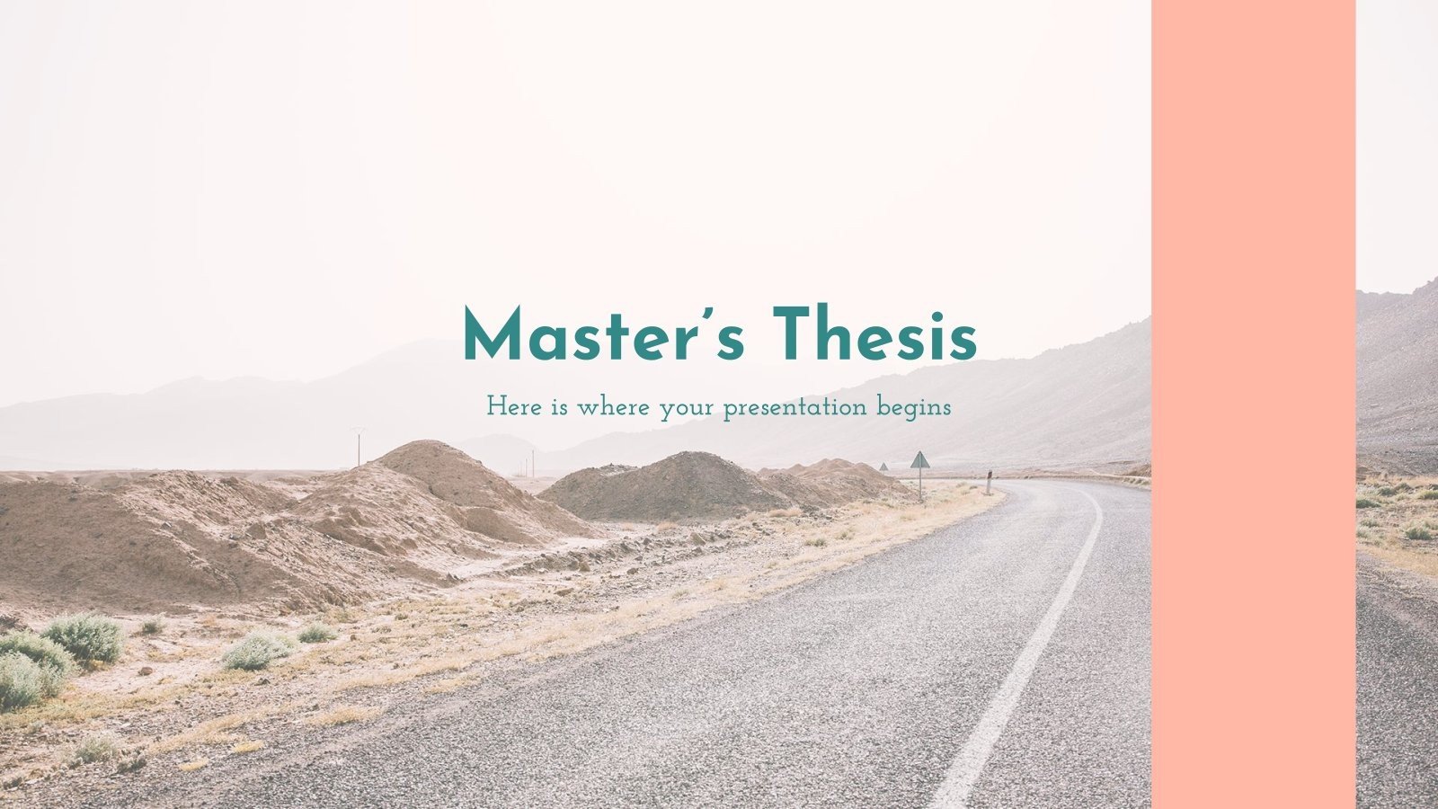 Master's Thesis Google Slides and PowerPoint Template