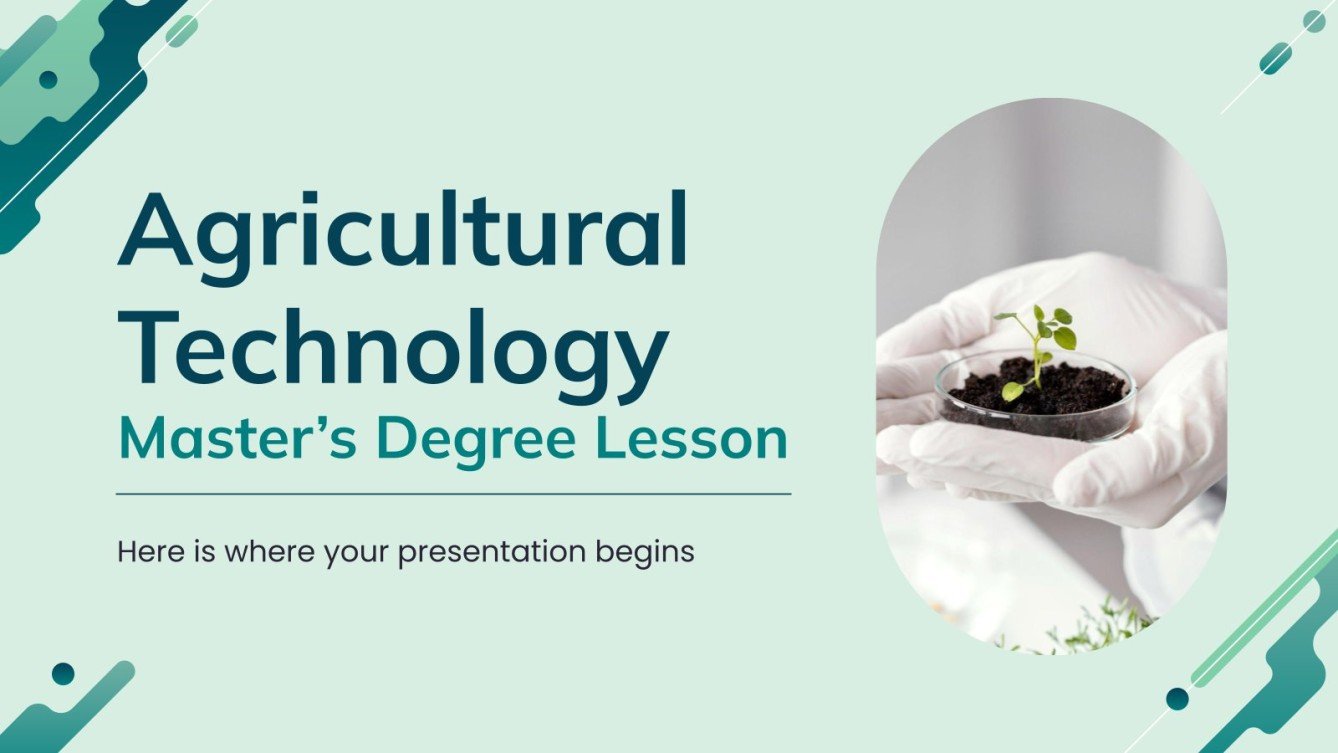 Agricultural Technology Master's Degree Lesson
