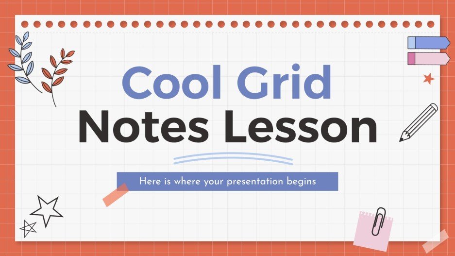 Cool Grid Notes Lesson | Google Slides & PowerPoint