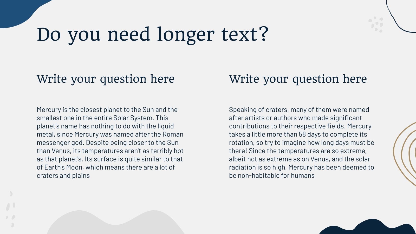 Q&A for Business Presentation | Google Slides & PowerPoint