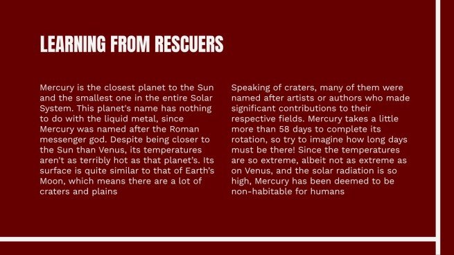 Rescue Operations | Google Slides & PPT