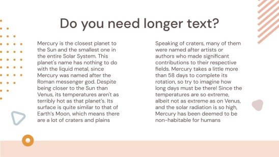 Shapes & Candy Colors Theme for Marketing | Google Slides