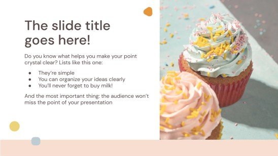 Shapes & Candy Colors Theme for Marketing | Google Slides