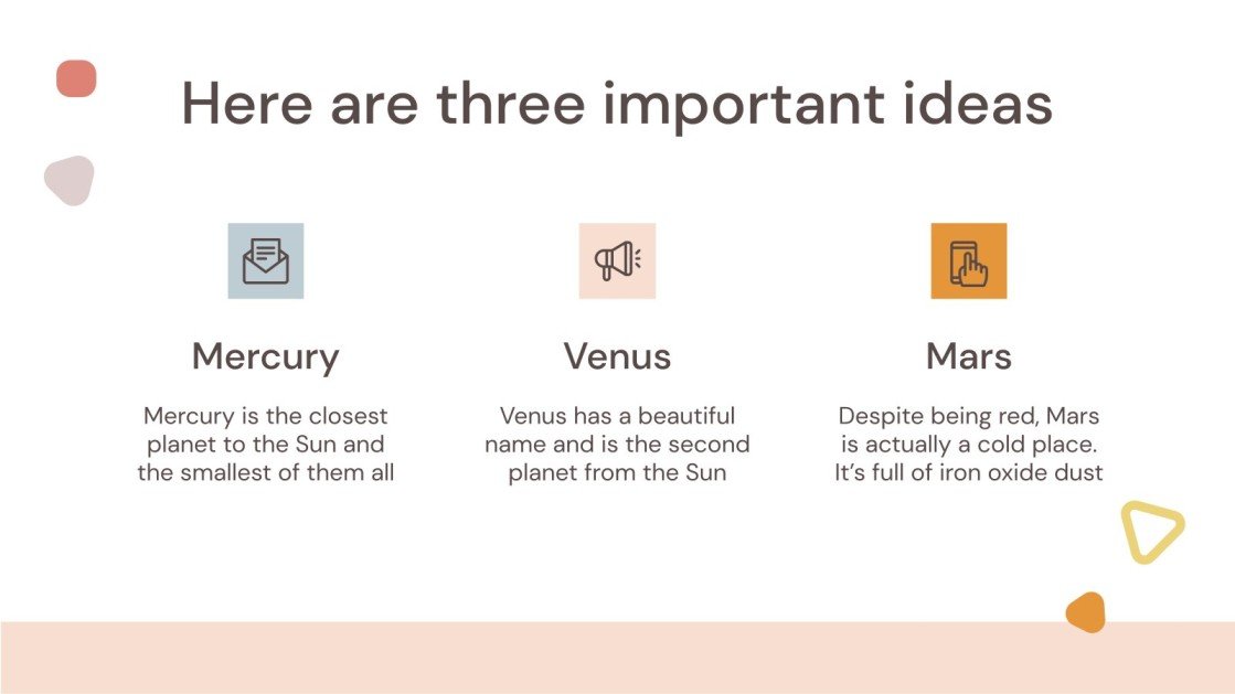 Shapes & Candy Colors Theme for Marketing | Google Slides