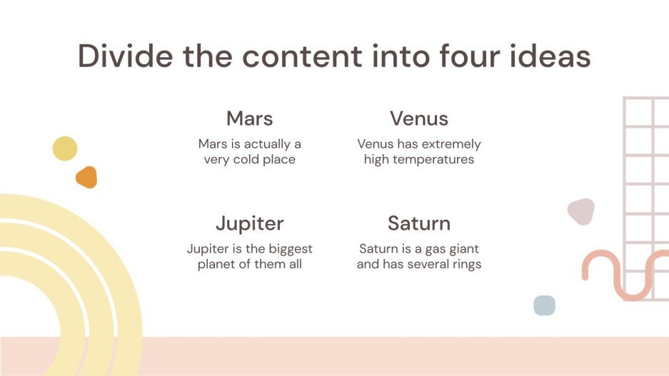 Shapes & Candy Colors Theme for Marketing | Google Slides