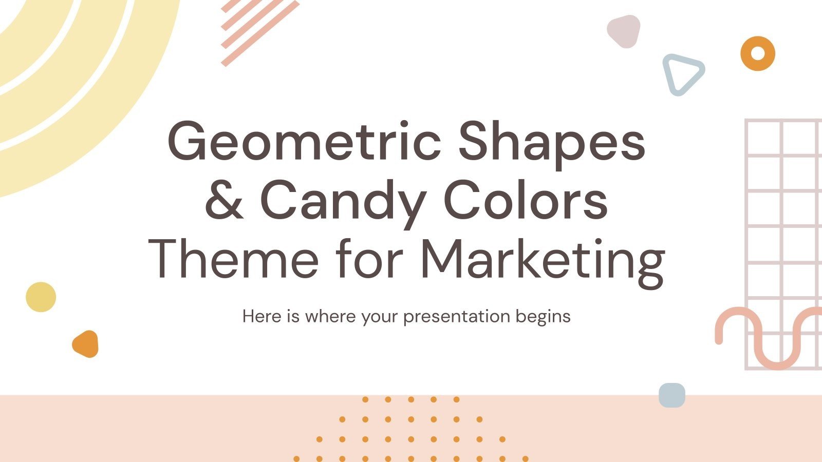 Free Candy Google Slides and PowerPoint templates