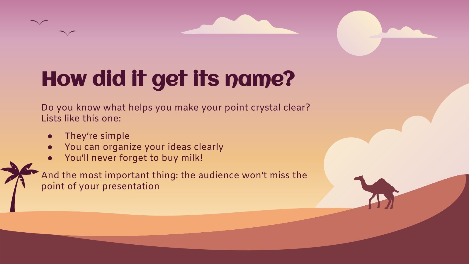 Sahara Desert Landscapes | Google Slides & PowerPoint