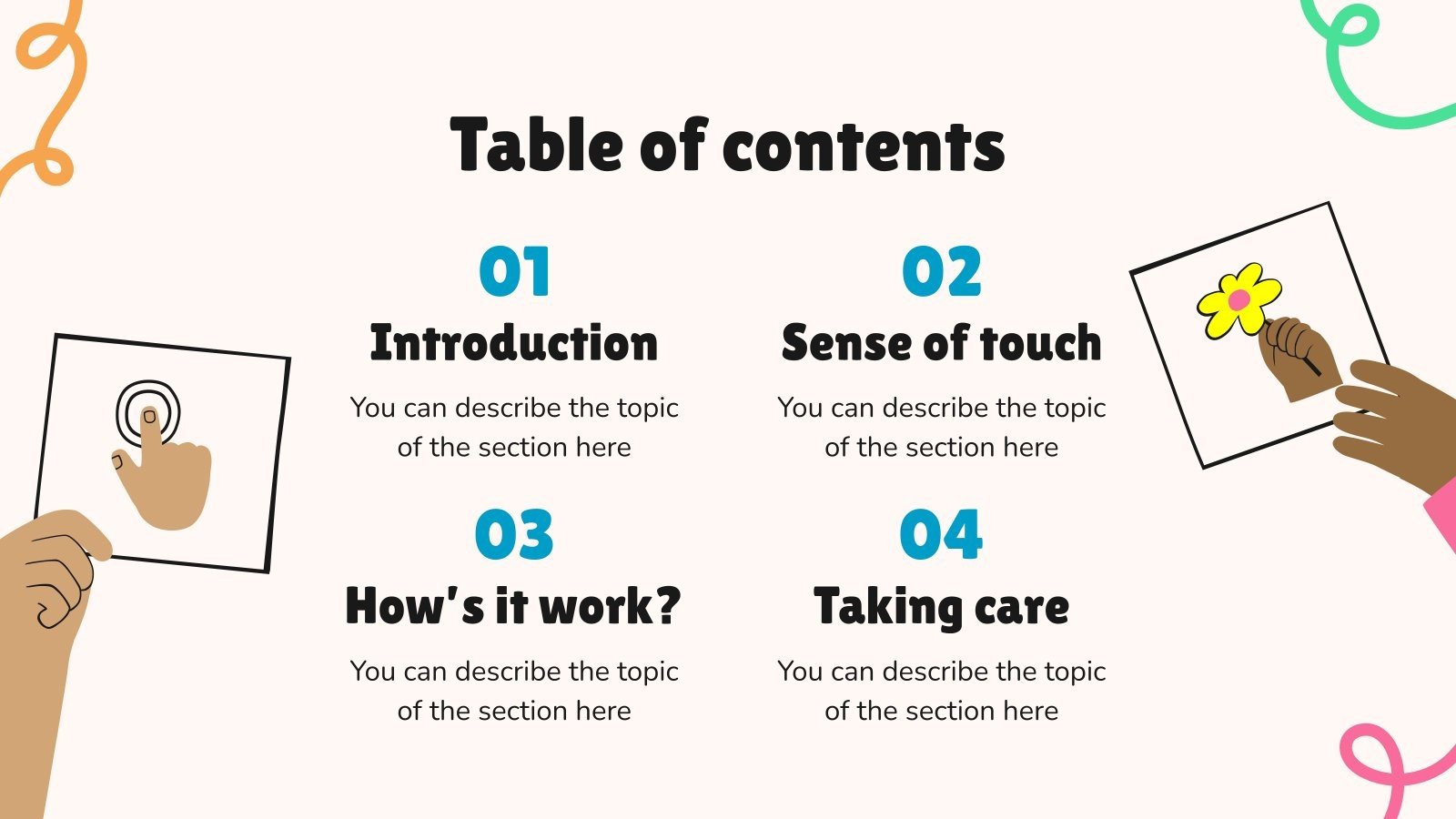 Sense of Touch Lesson for Pre-K | Google Slides & PowerPoint