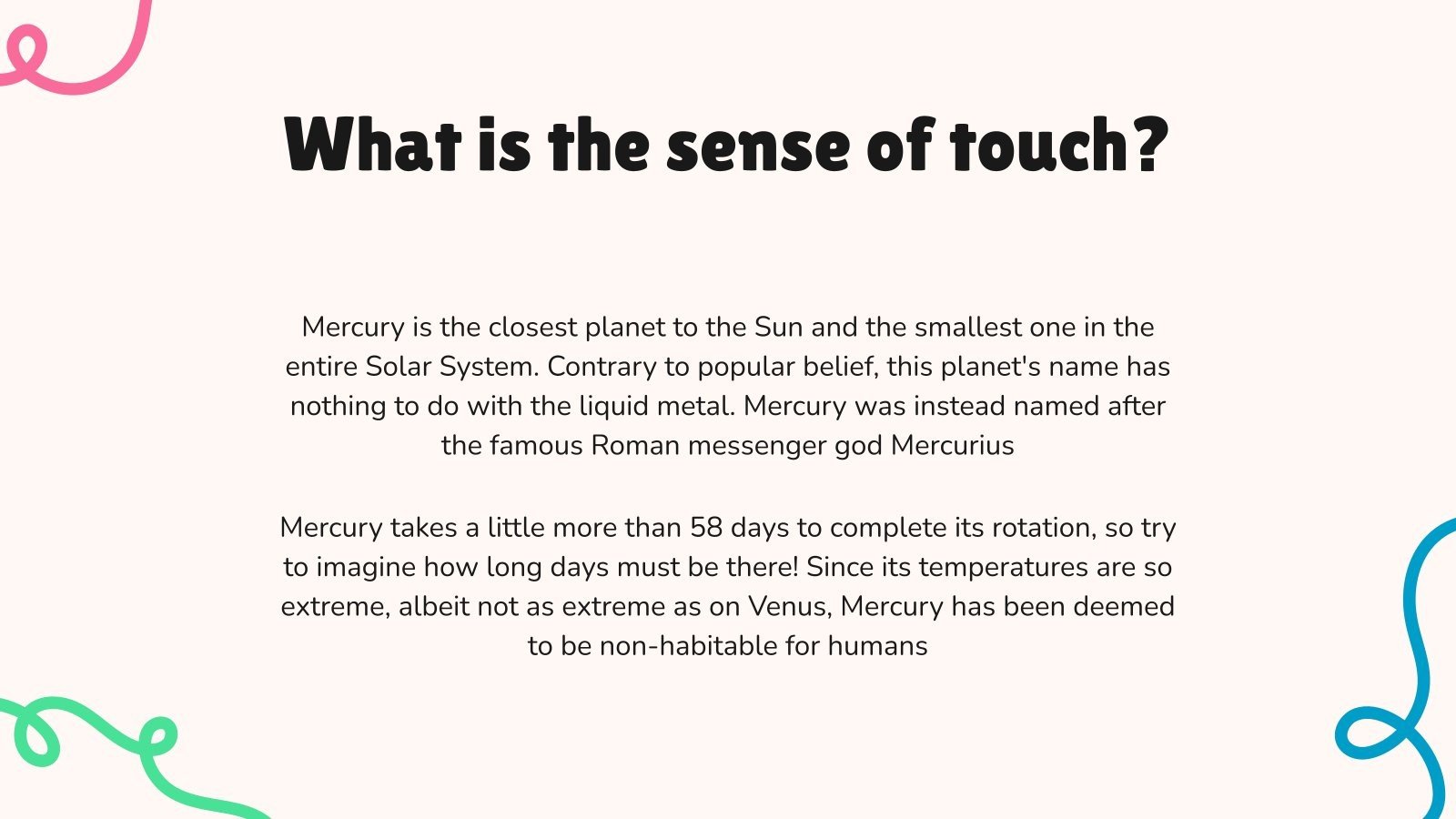 Sense of Touch Lesson for Pre-K | Google Slides & PowerPoint