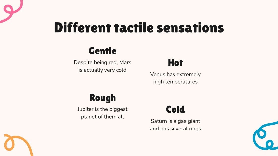 Sense of Touch Lesson for Pre-K | Google Slides & PowerPoint