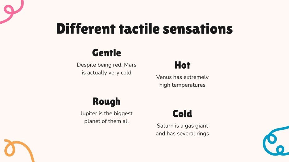 Sense of Touch Lesson for Pre-K | Google Slides & PowerPoint