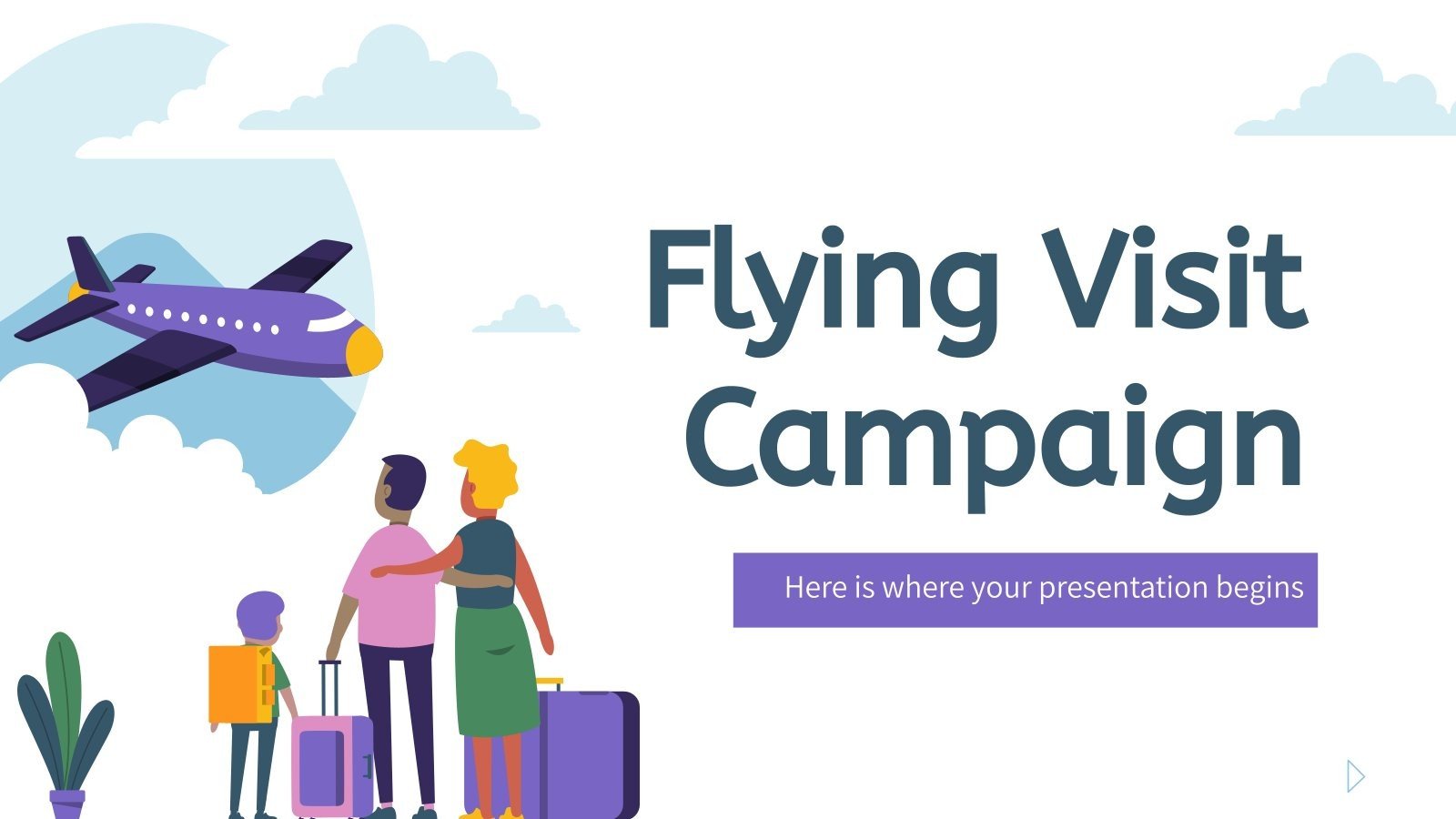 Free templates about airplanes for Google Slides and PowerPoint