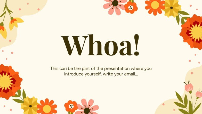Flowers and Shapes Theme | Google Slides & PowerPoint