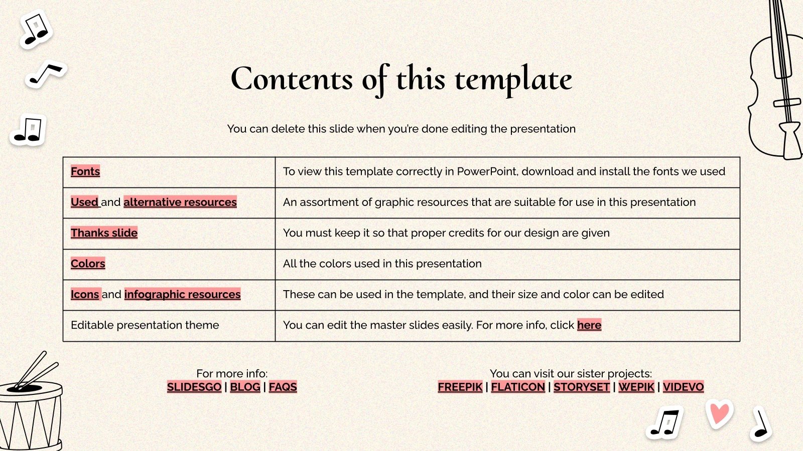 Romantic Music Newsletter | Google Slides & PowerPoint