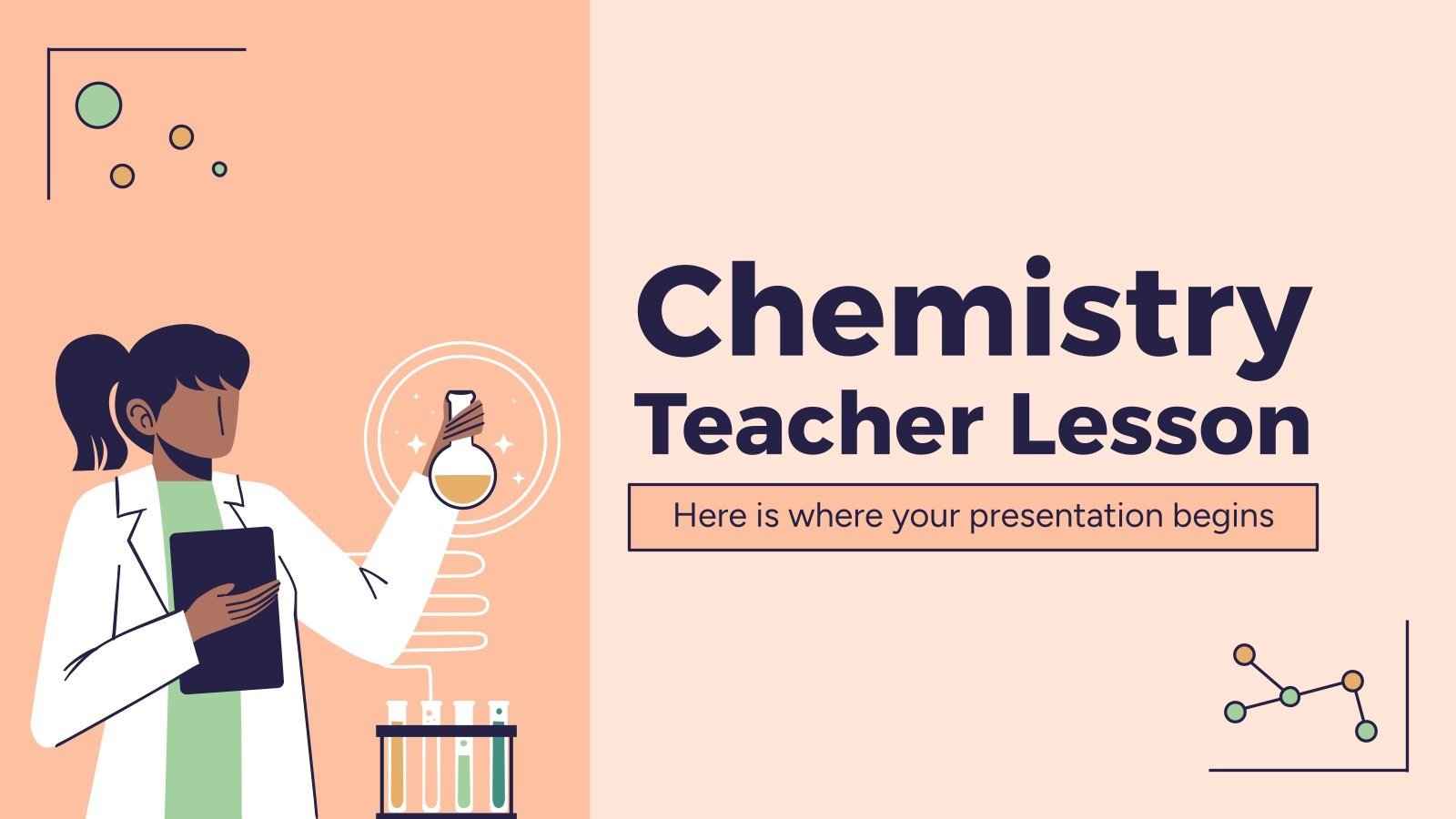 Lección de química para profesores | Google Slides y PPT