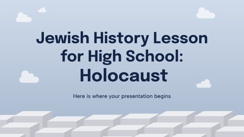 Jewish History Lesson for High School: Holocaust