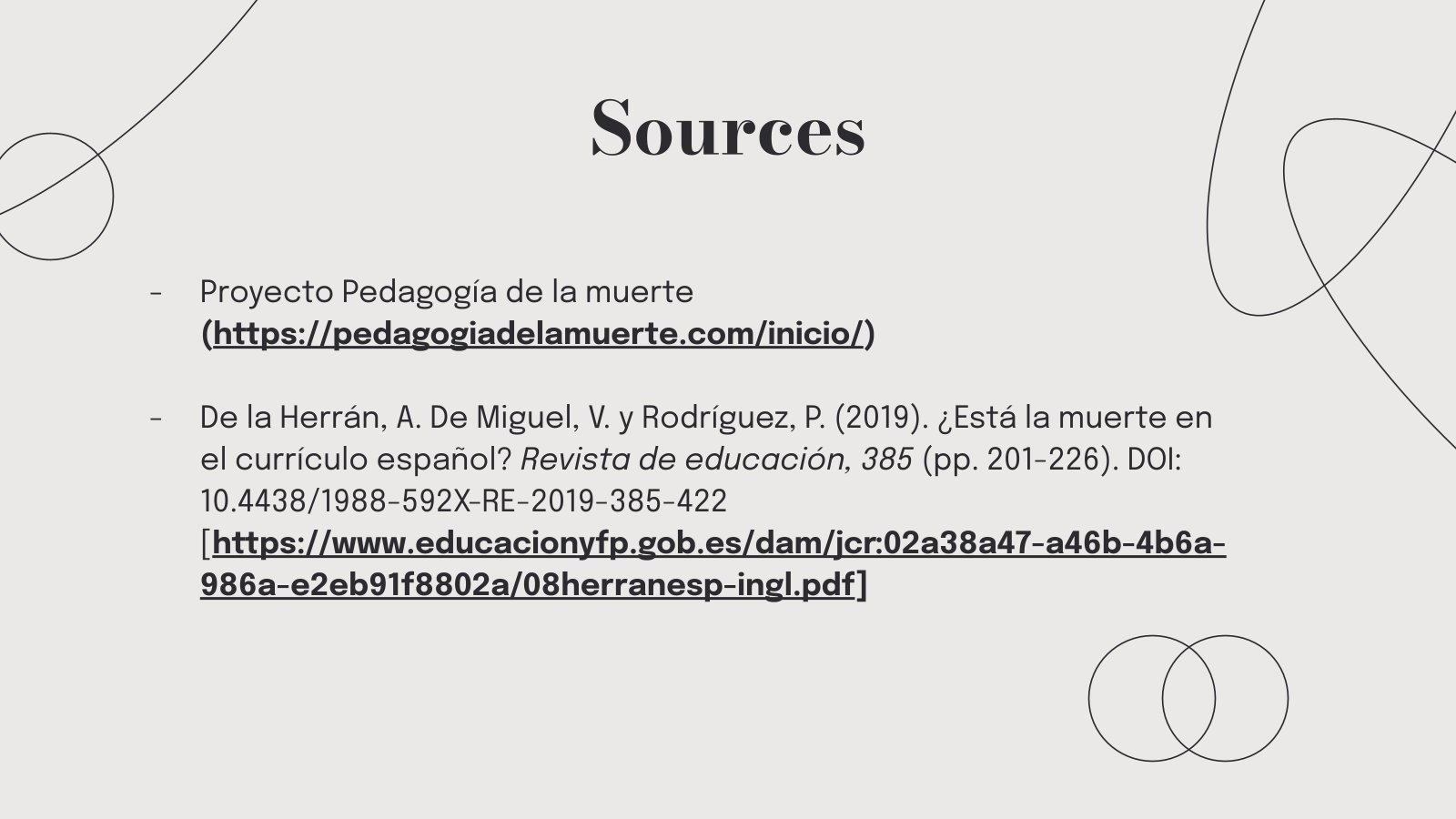 Pedagogy of Death | Google Slides & PPT