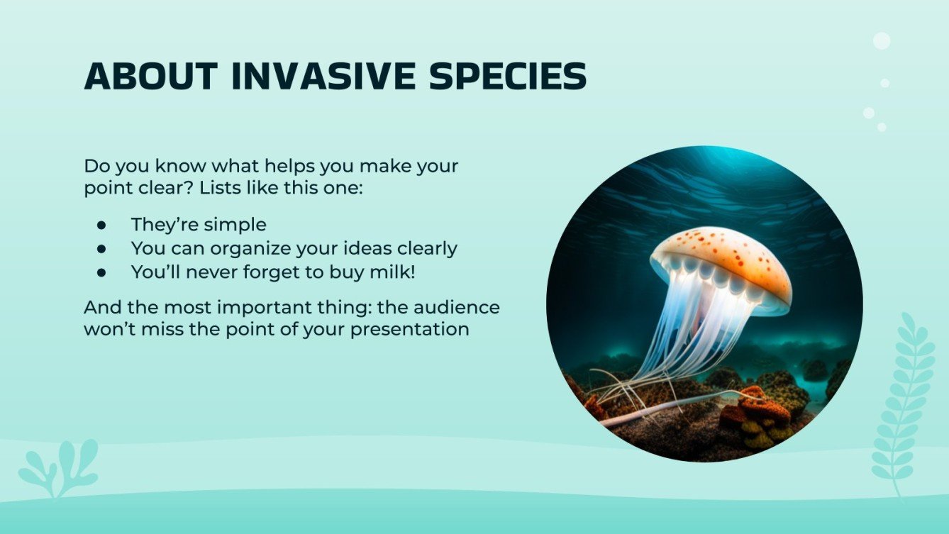Jellyfish Invasive Species Minitheme | Google Slides & PPT