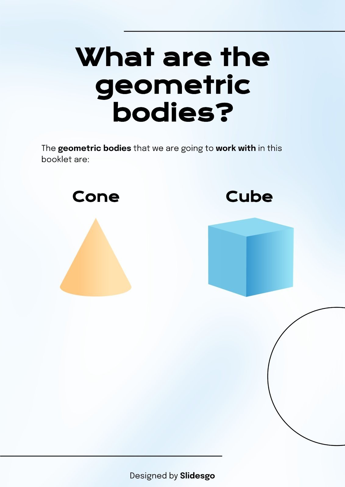 Cuadernillo de actividades: cuerpos geométricos