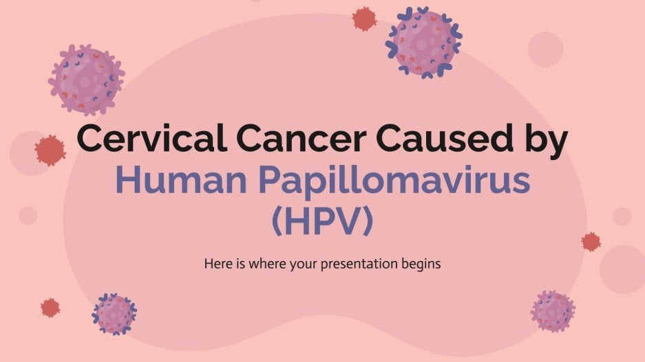 Câncer do colo do útero causado pelo VPH | Google Slides
