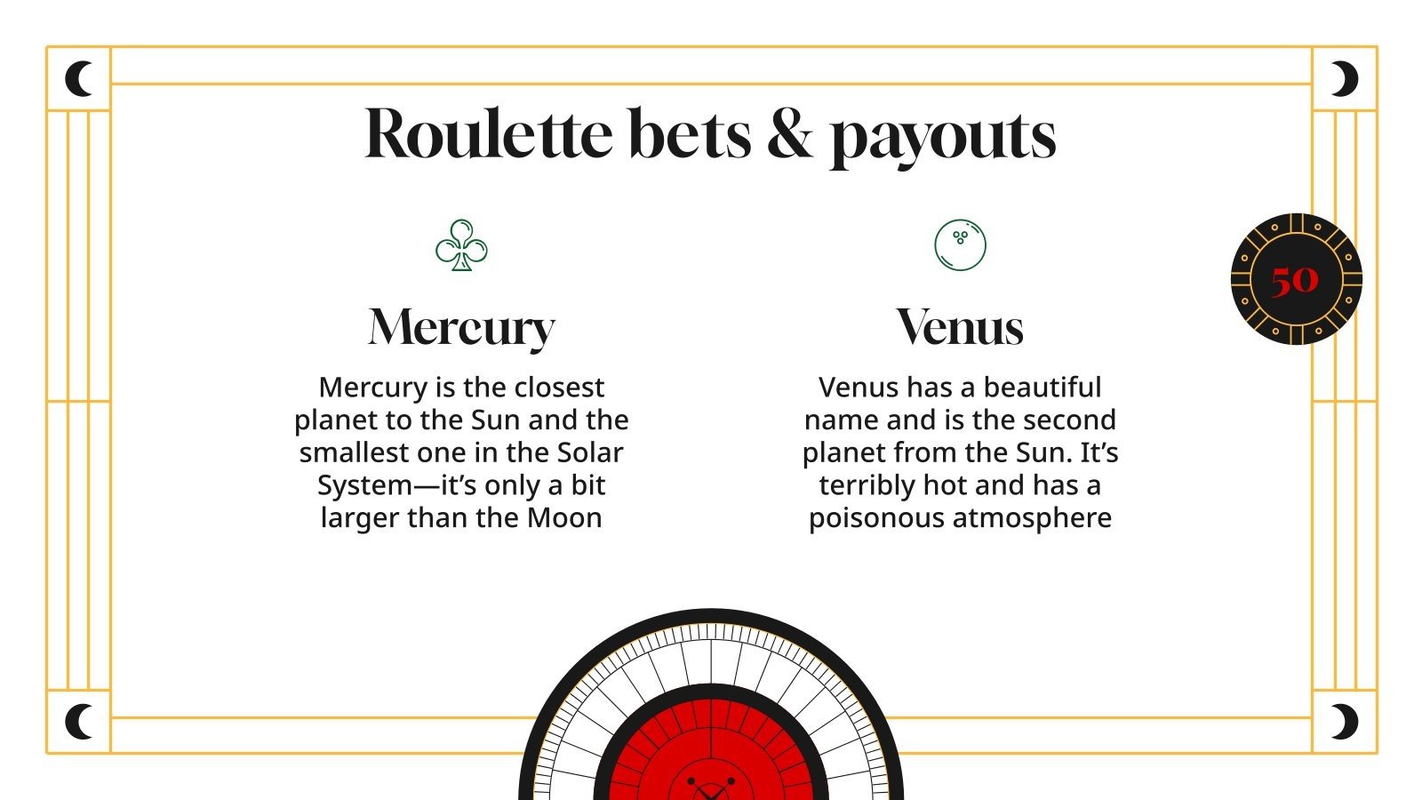 Casino Roulette | Google Slides & PowerPoint