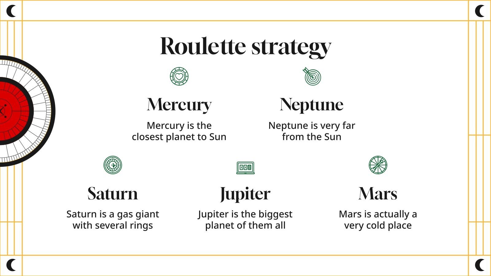 Casino Roulette | Google Slides & PowerPoint