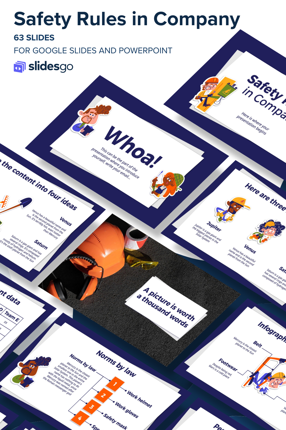 Safety Rules in Company | Google Slides & PowerPoint