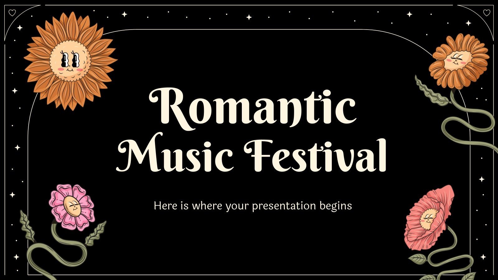 Romantic Music Festival | Google Slides & PowerPoint