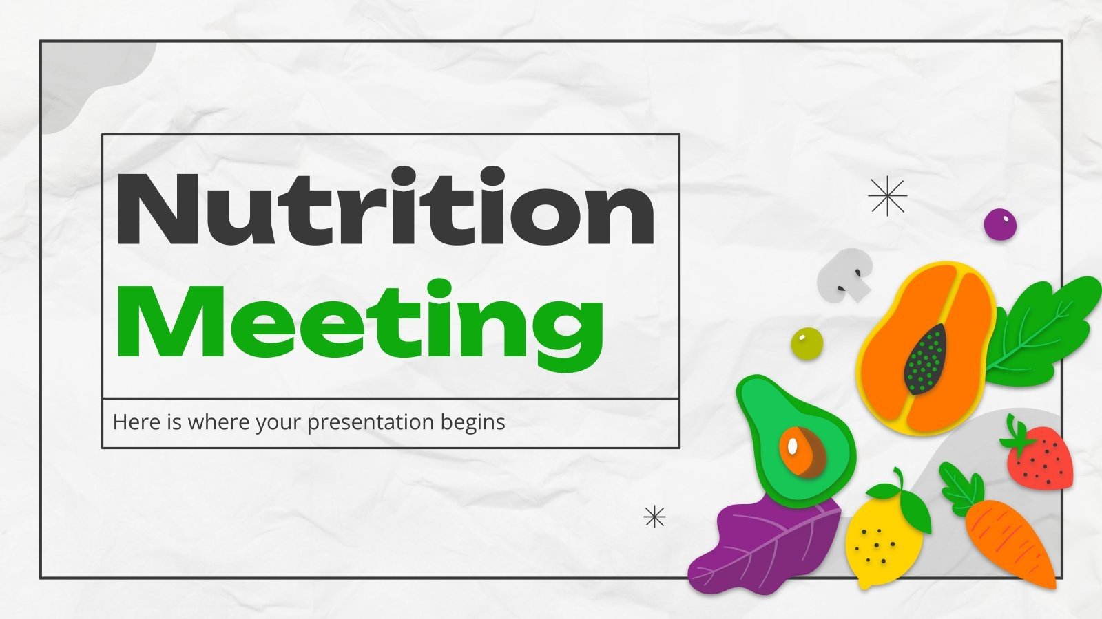Nutrition Meeting | Google Slides & PowerPoint