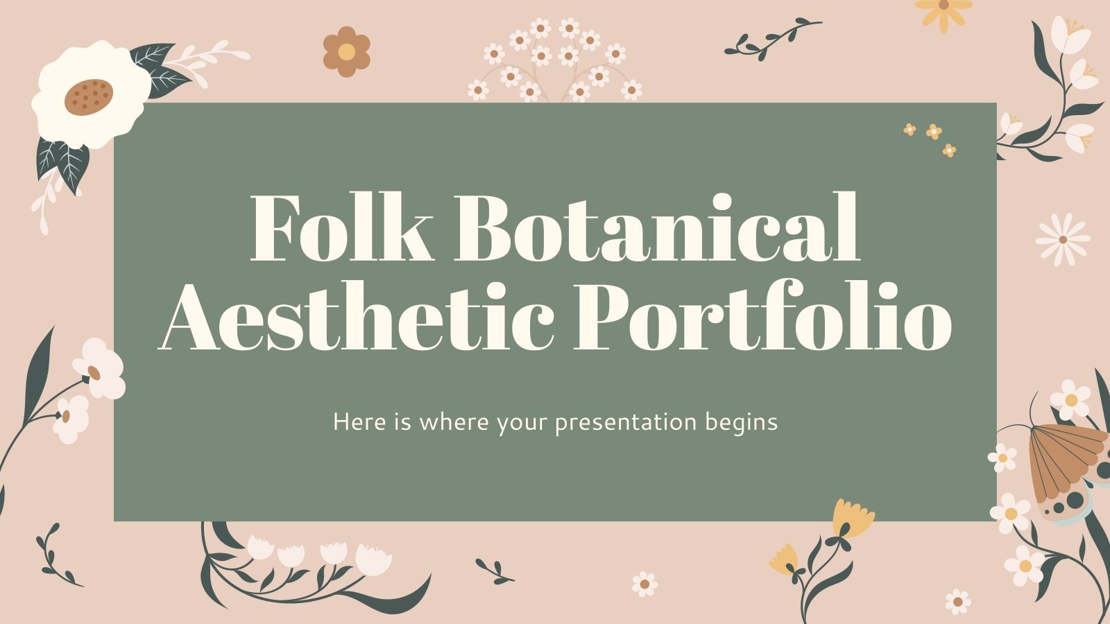 Kostenlose Vorlagen zum Thema Pflanzen für Google Slides und PowerPoint