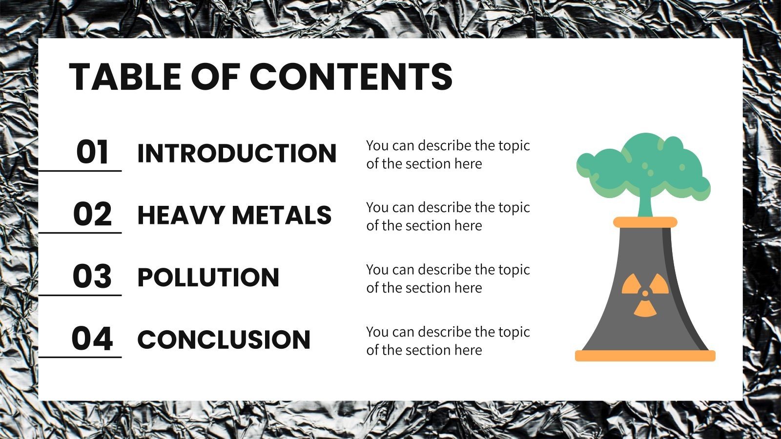 Heavy Metals Pollution in the Environment | Google Slides