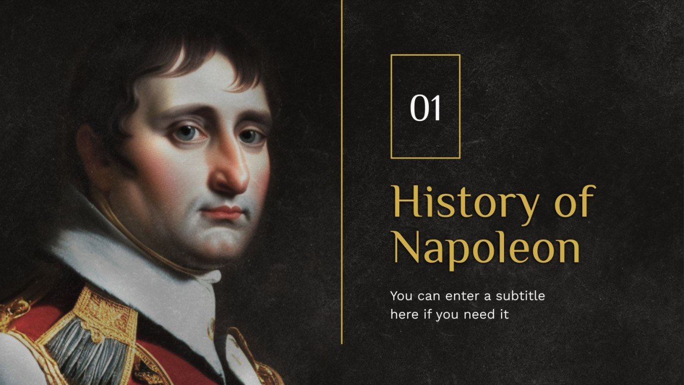 Social Studies for High School: Napoleon | Google Slides