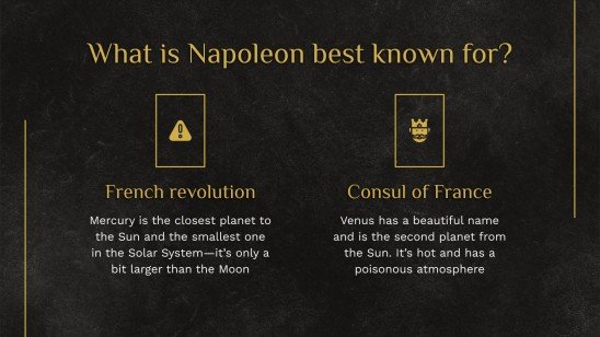 Social Studies for High School: Napoleon | Google Slides