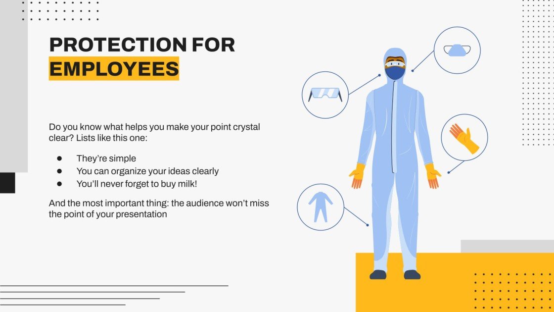 Personal Protective Equipment (PPE) at Work | Google Slides