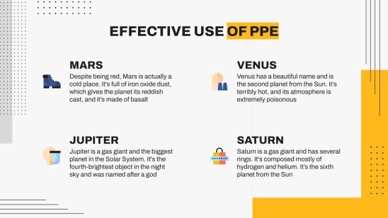 Personal Protective Equipment (PPE) at Work | Google Slides