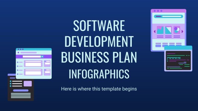 Software Development Business Plan Infographics