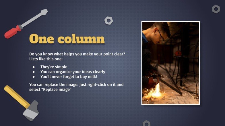 Blacksmith Company Profile | Google Slides & PPT