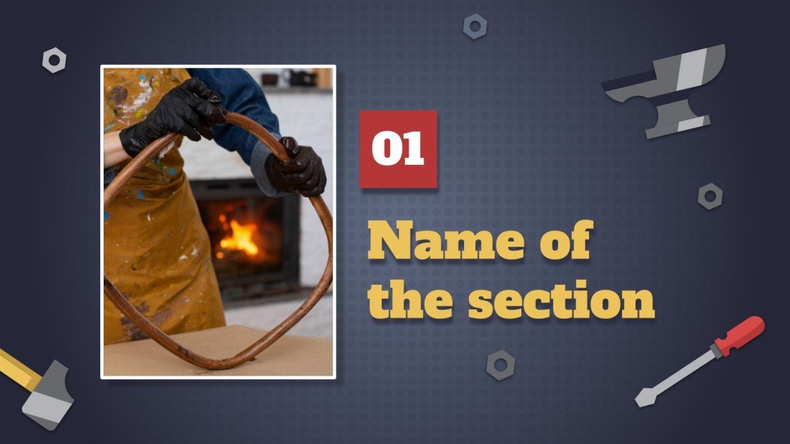 Blacksmith Company Profile | Google Slides & PPT