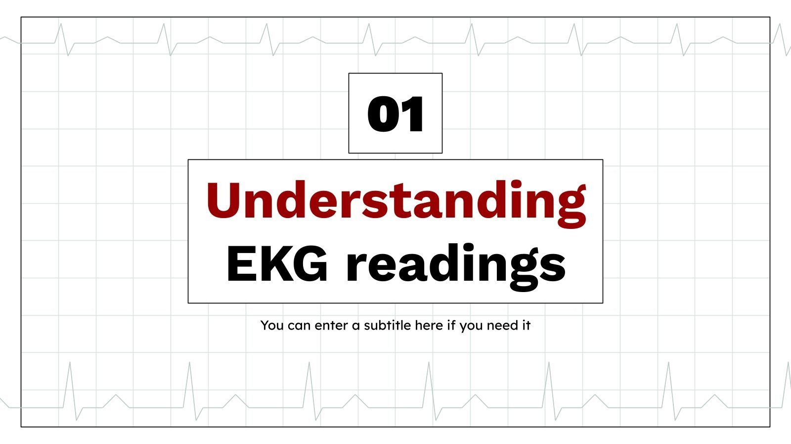 How to Read an Electrocardiogram (EKG) | Google Slides