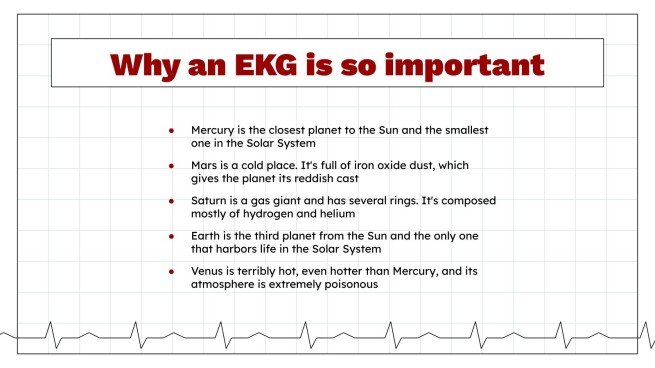 How to Read an Electrocardiogram (EKG) | Google Slides