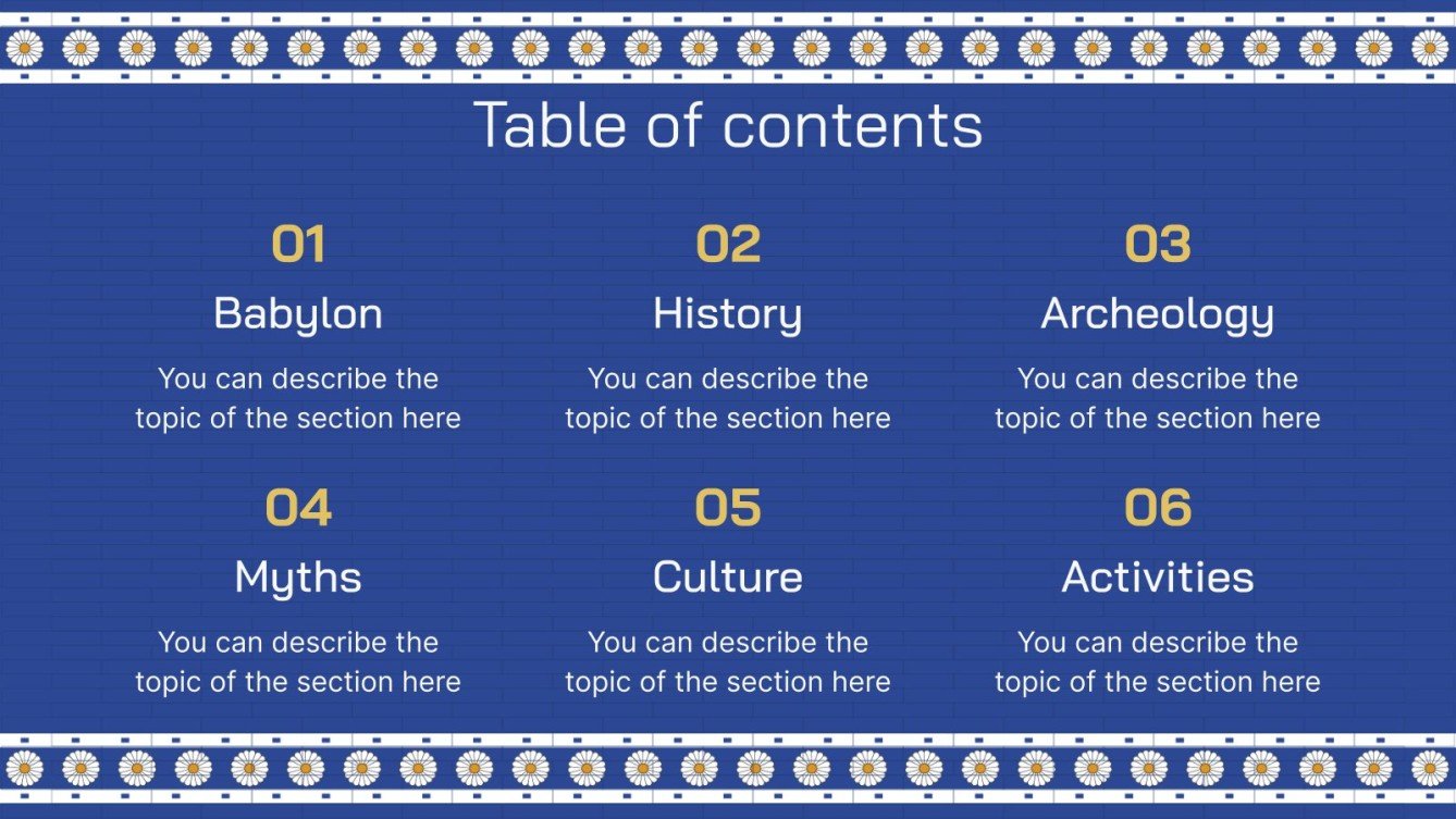 Ancient City of Babylon | Google Slides & PowerPoint