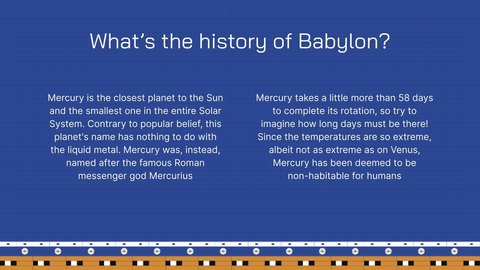 Ancient City of Babylon | Google Slides & PowerPoint