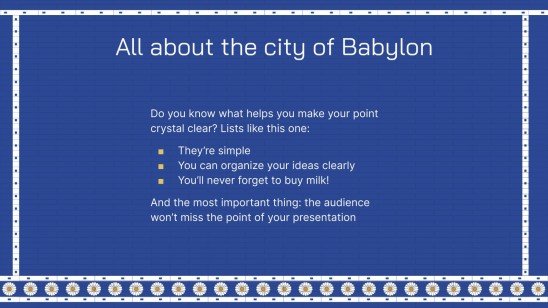 Ancient City of Babylon | Google Slides & PowerPoint