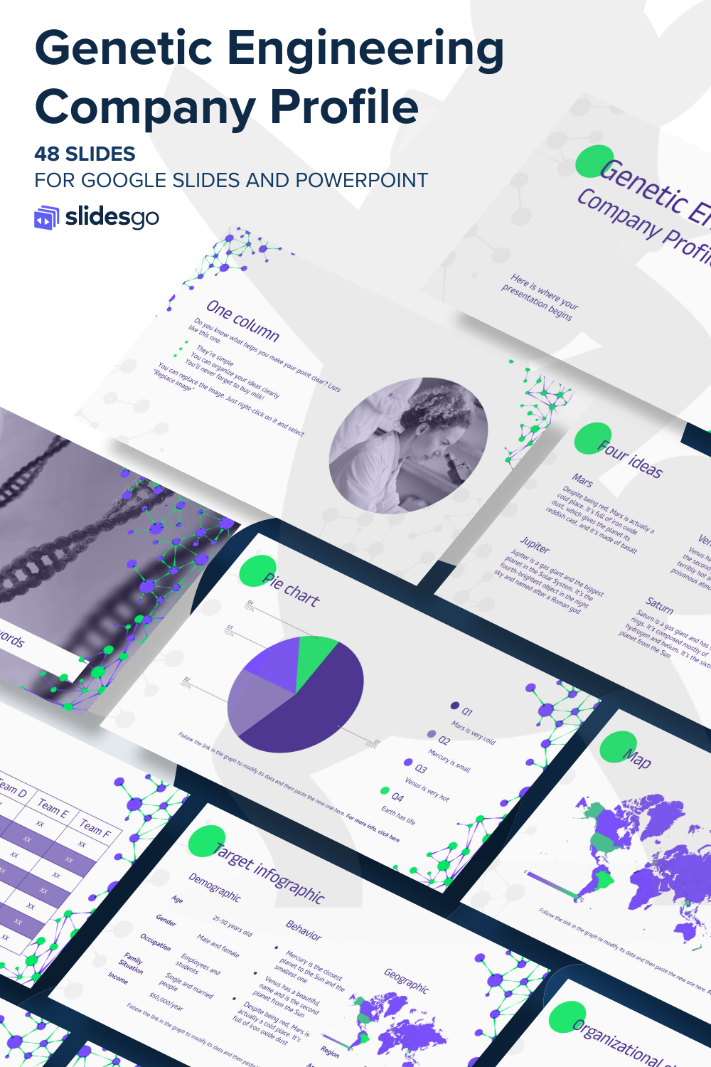 Genetic Engineering Company Profile | Google Slides & PPT