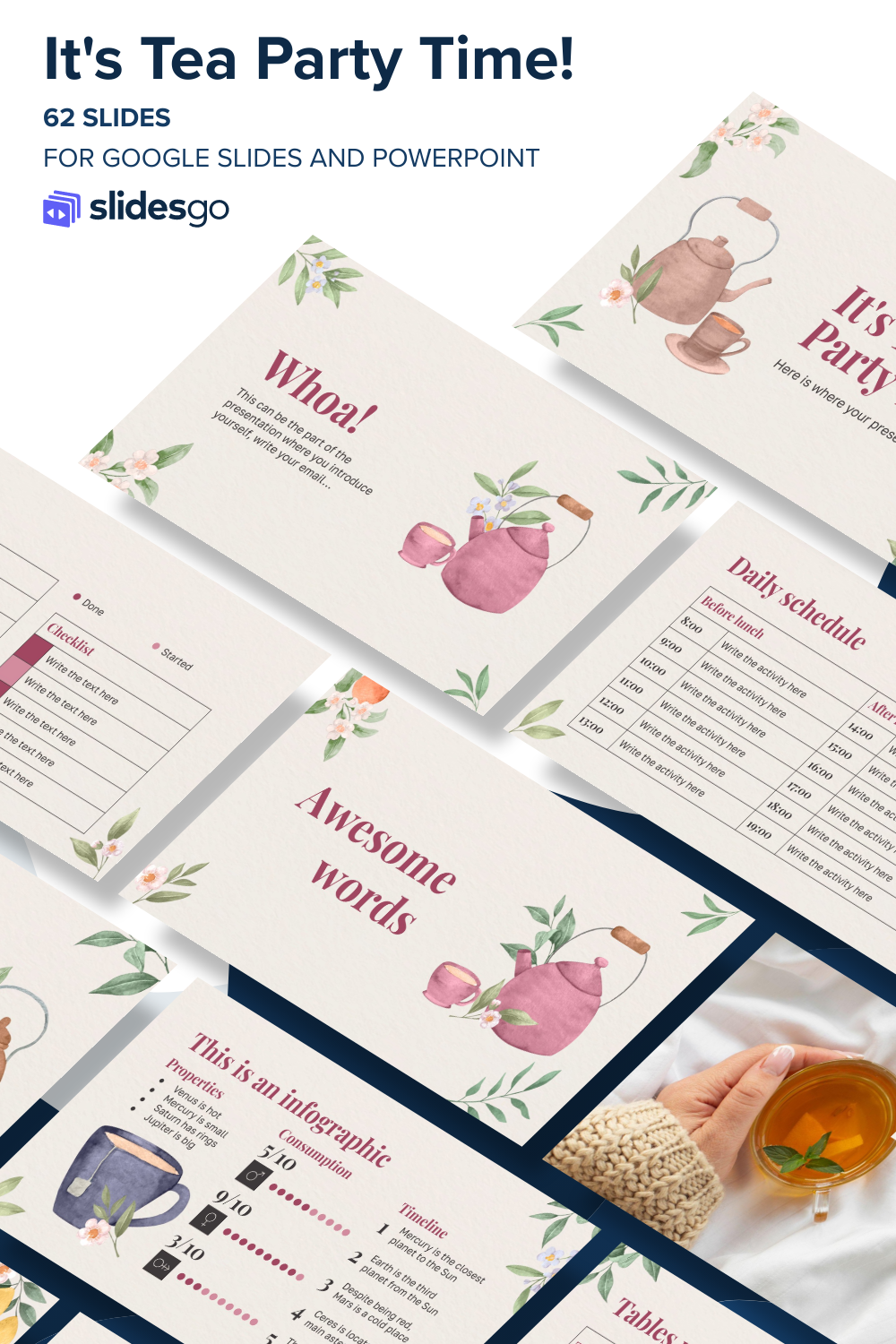 It's Tea Party Time! | Google Slides & PowerPoint