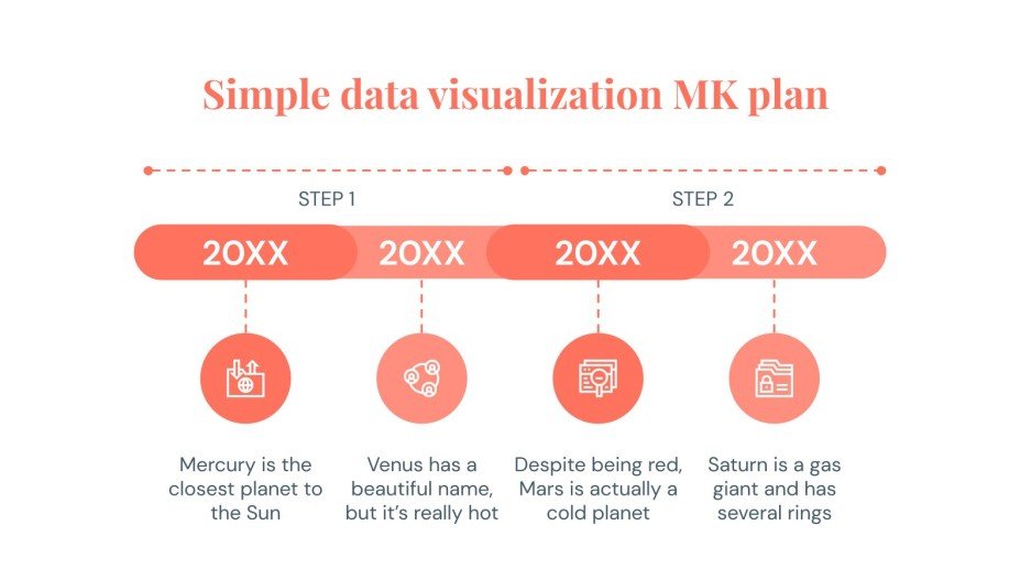 Simple Data Visualization MK Plan Infographics