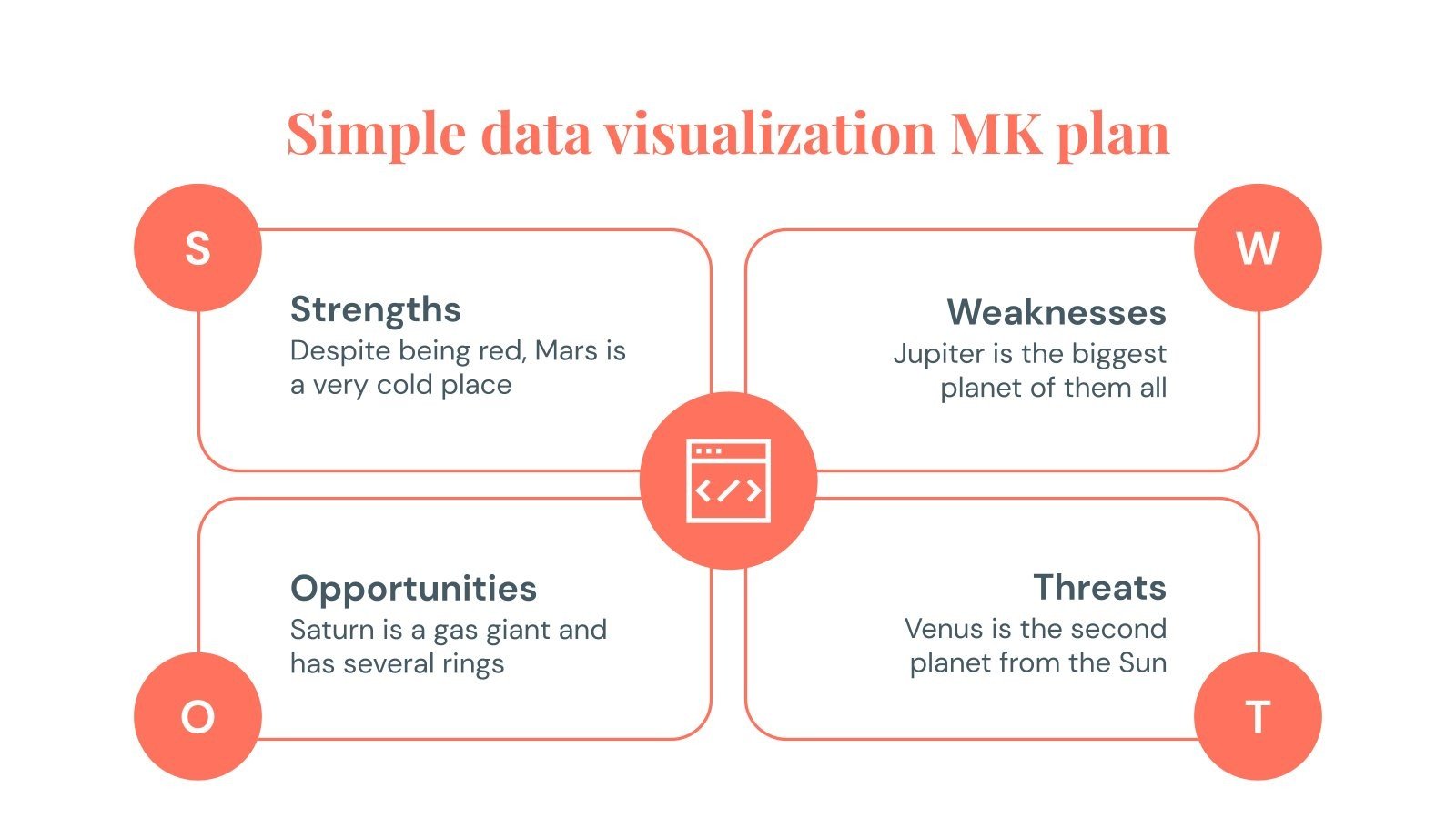 Simple Data Visualization MK Plan Infographics