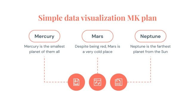Simple Data Visualization MK Plan Infographics