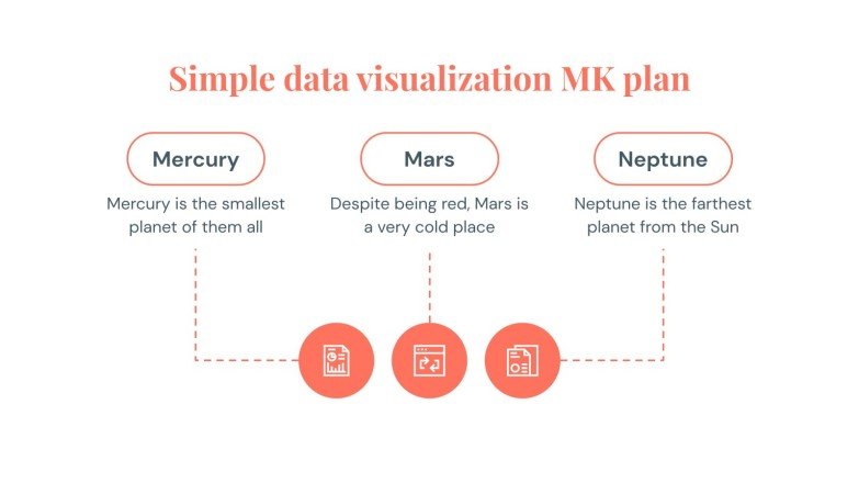 Simple Data Visualization MK Plan Infographics