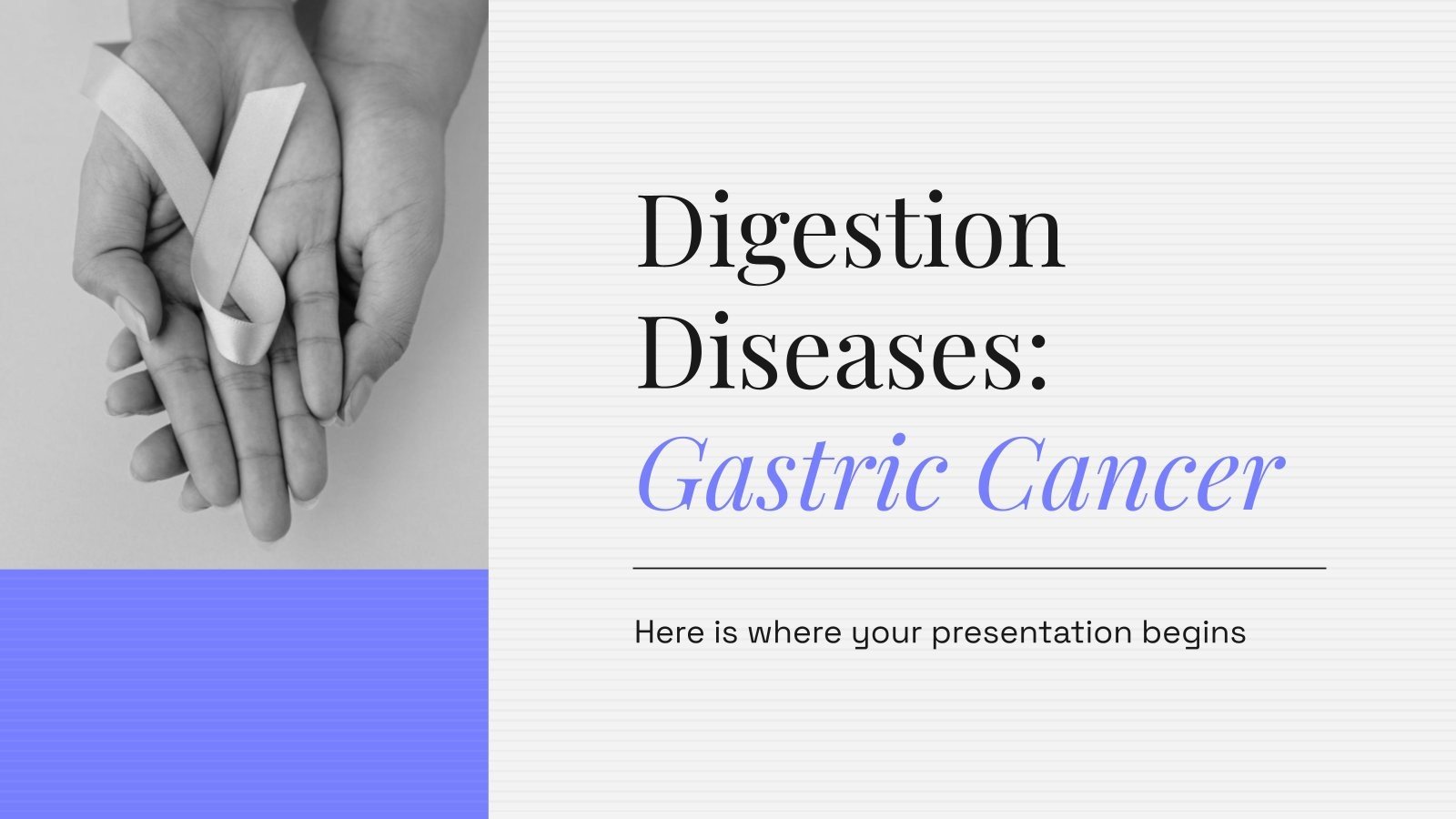Digestion Diseases: Gastric Cancer | Google Slides & PPT